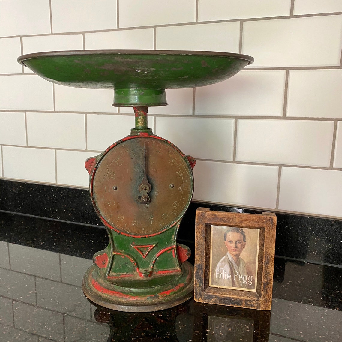 Vintage Salter's Family Scales No 50 Green Red Shop Prop | Etsy