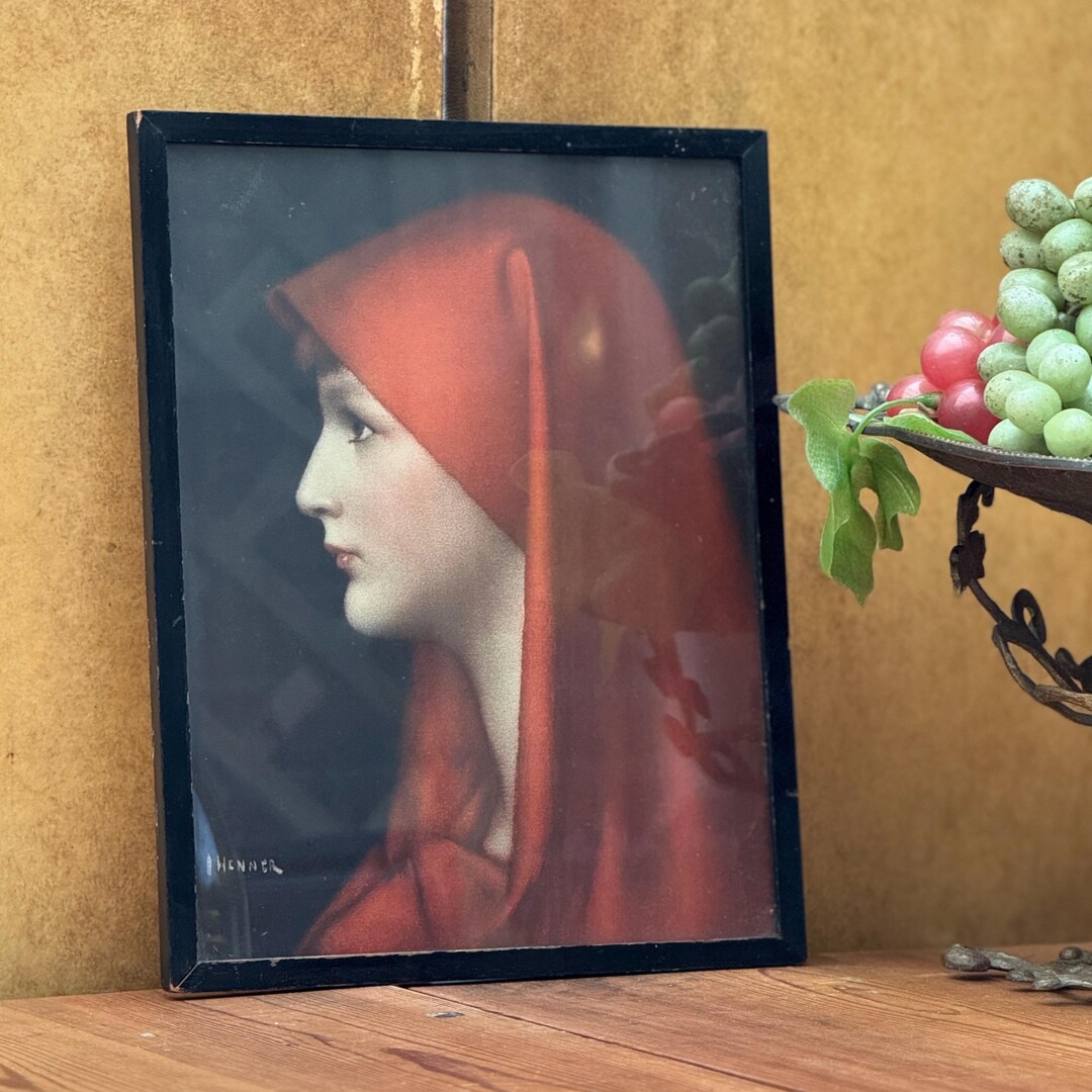 Fabiola by Henner Framed Print Age and Wear Ref JR - Etsy