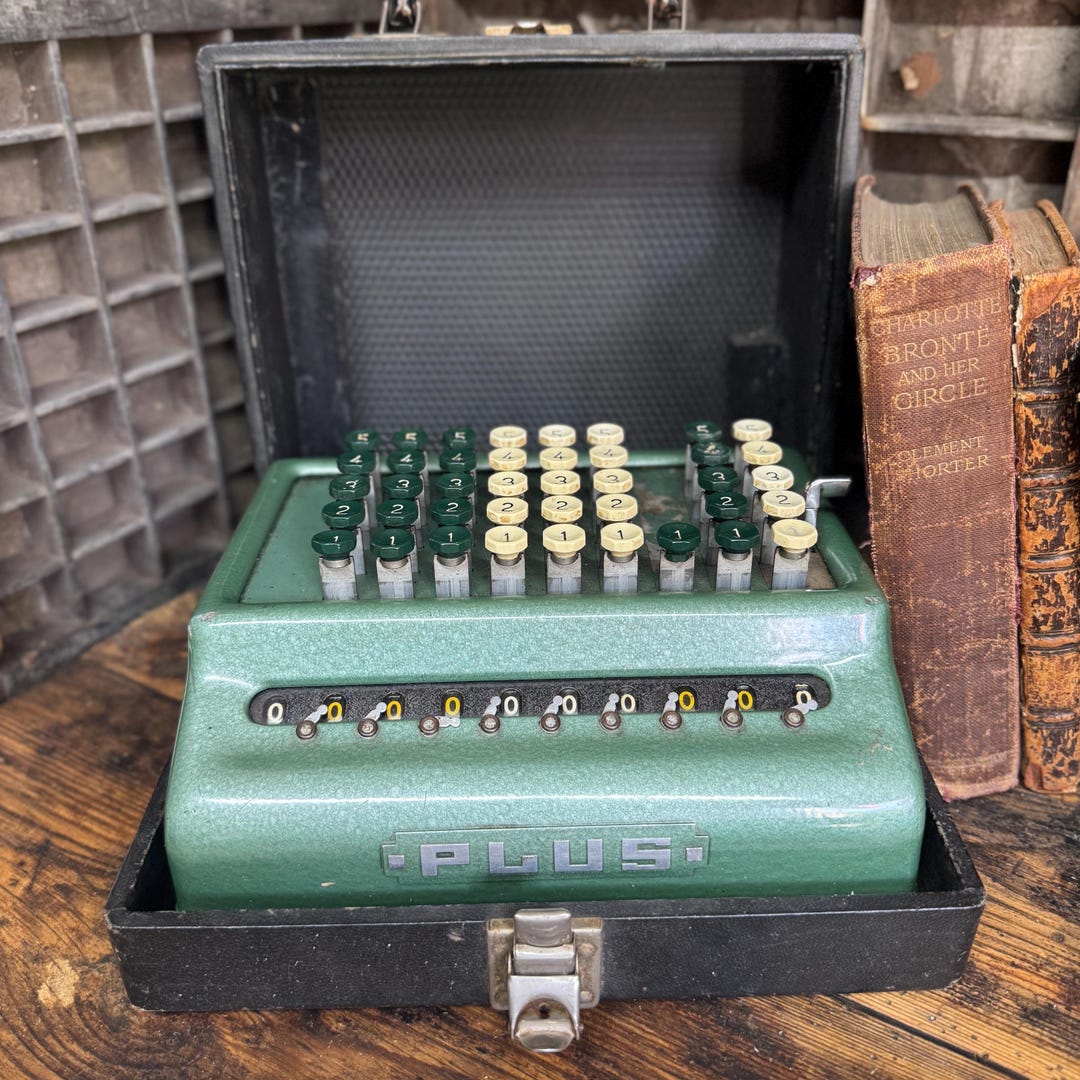 Vintage Bell Punch Mechanical Calculator Computator Adding Machine in ...