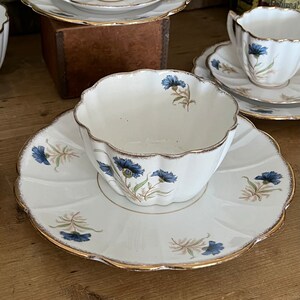 Vintage Melba Cornflower Bone China Various Pieces Tea Set Afternoon ...