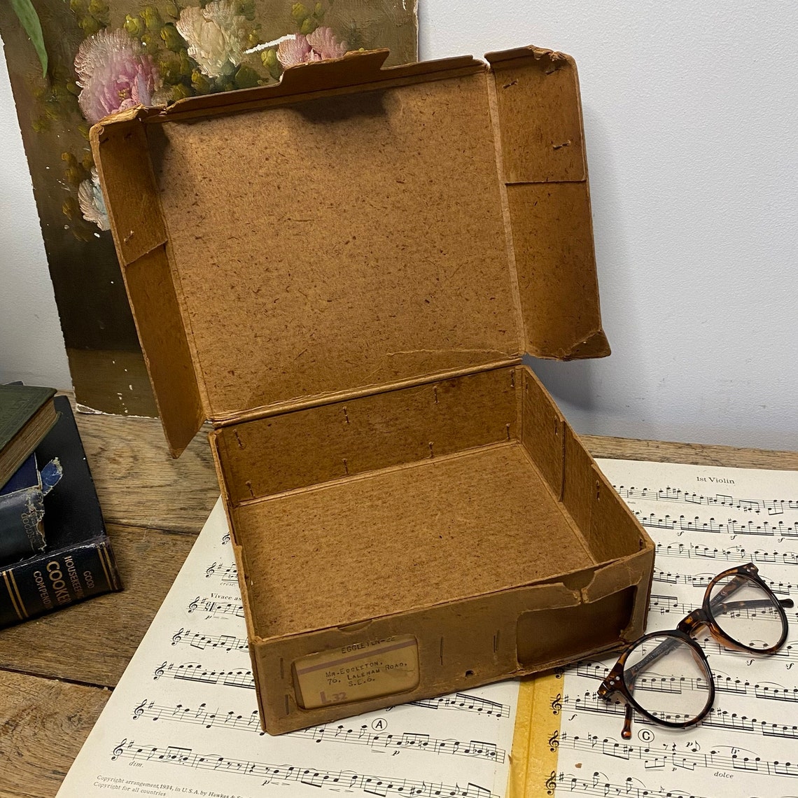 Vintage Collar Box Collars of Wembley 1930s Laundry Box - Etsy