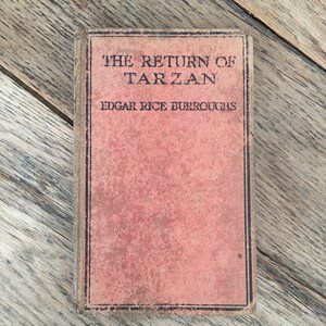 EDGAR RICE BURROUGHS Tarzan of the Apes The Return of Tarzan | Etsy