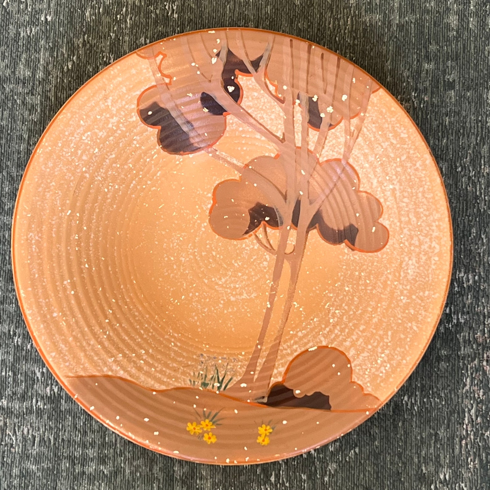 Vintage Art Deco Charger Plate Serving Plate With Signs of - Etsy UK