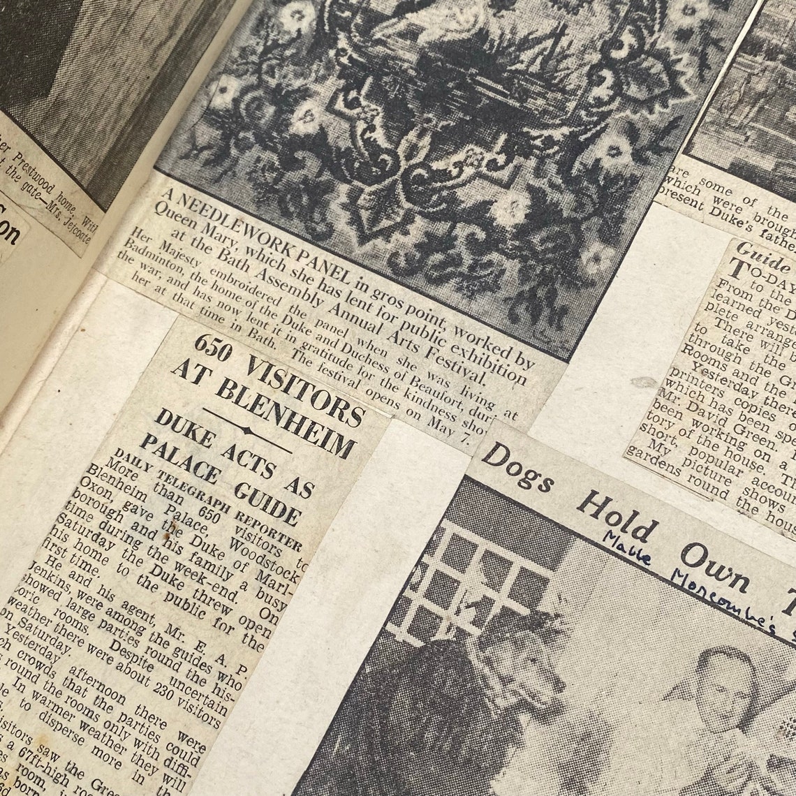 Vintage West Country Scrap Book Historic News Royal Family - Etsy UK