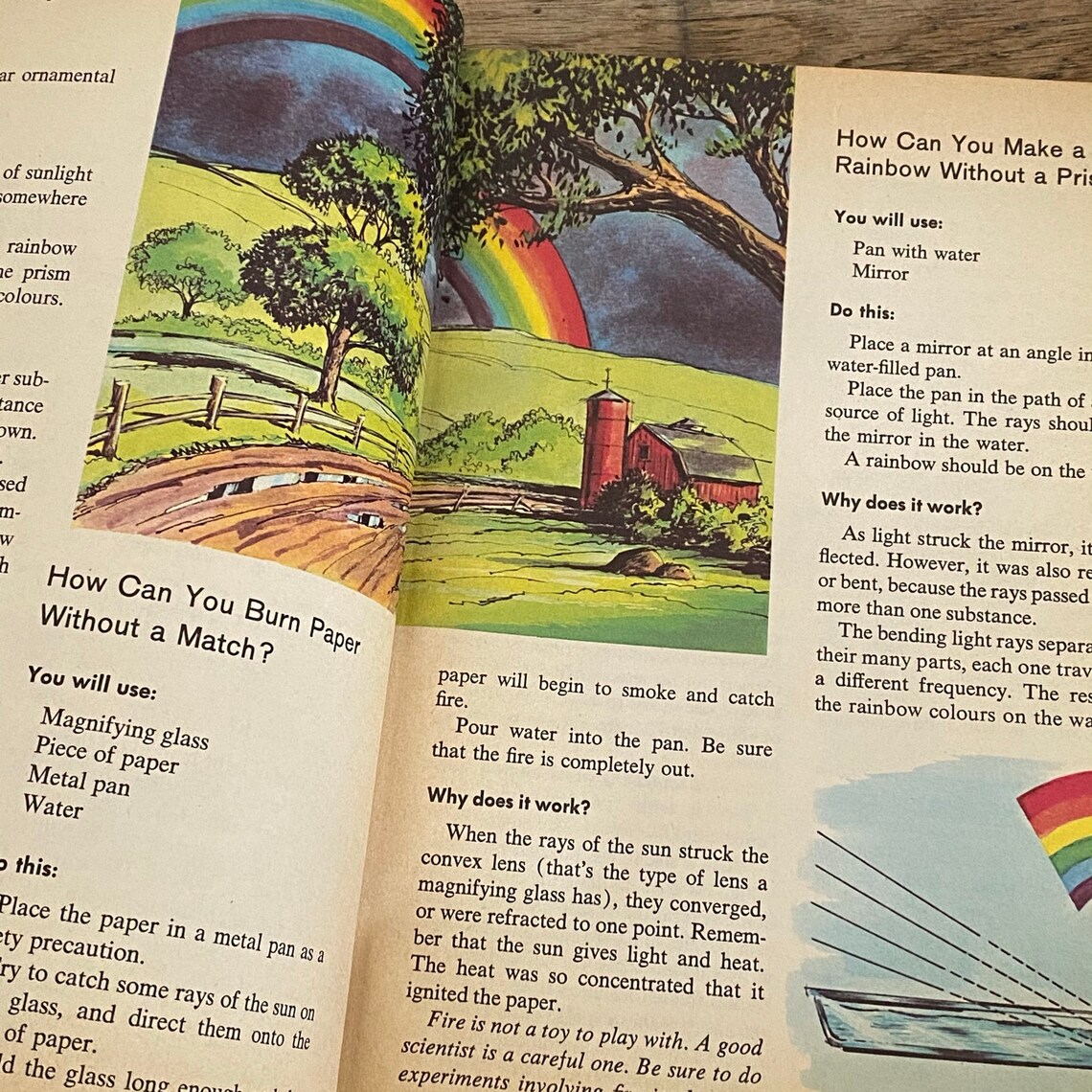 Vintage Childs How and Why Wonder Book of Science 1960s - Etsy UK