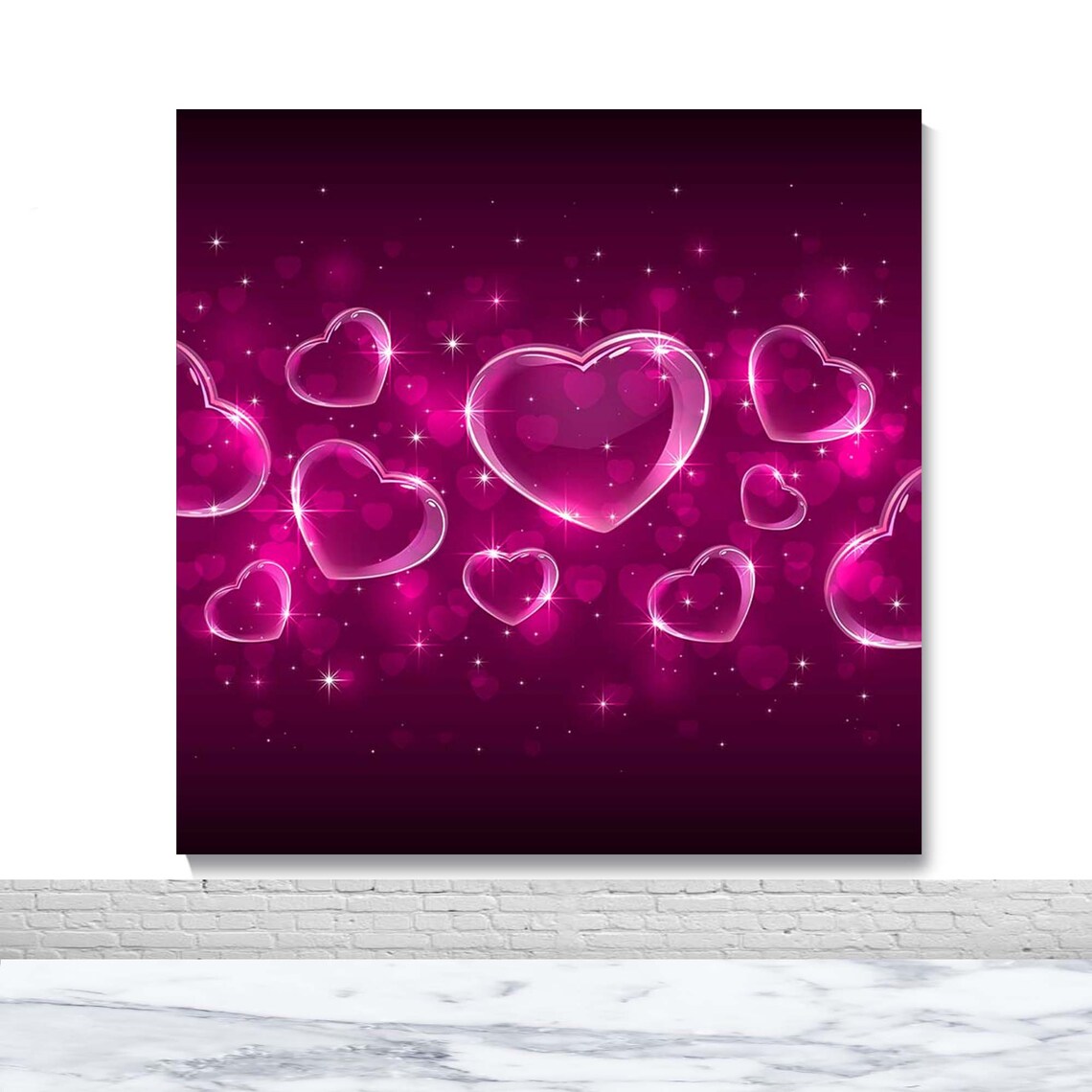 Early 2000s Pink Heart Photography Backdrop 30th 40th Birthday Party ...