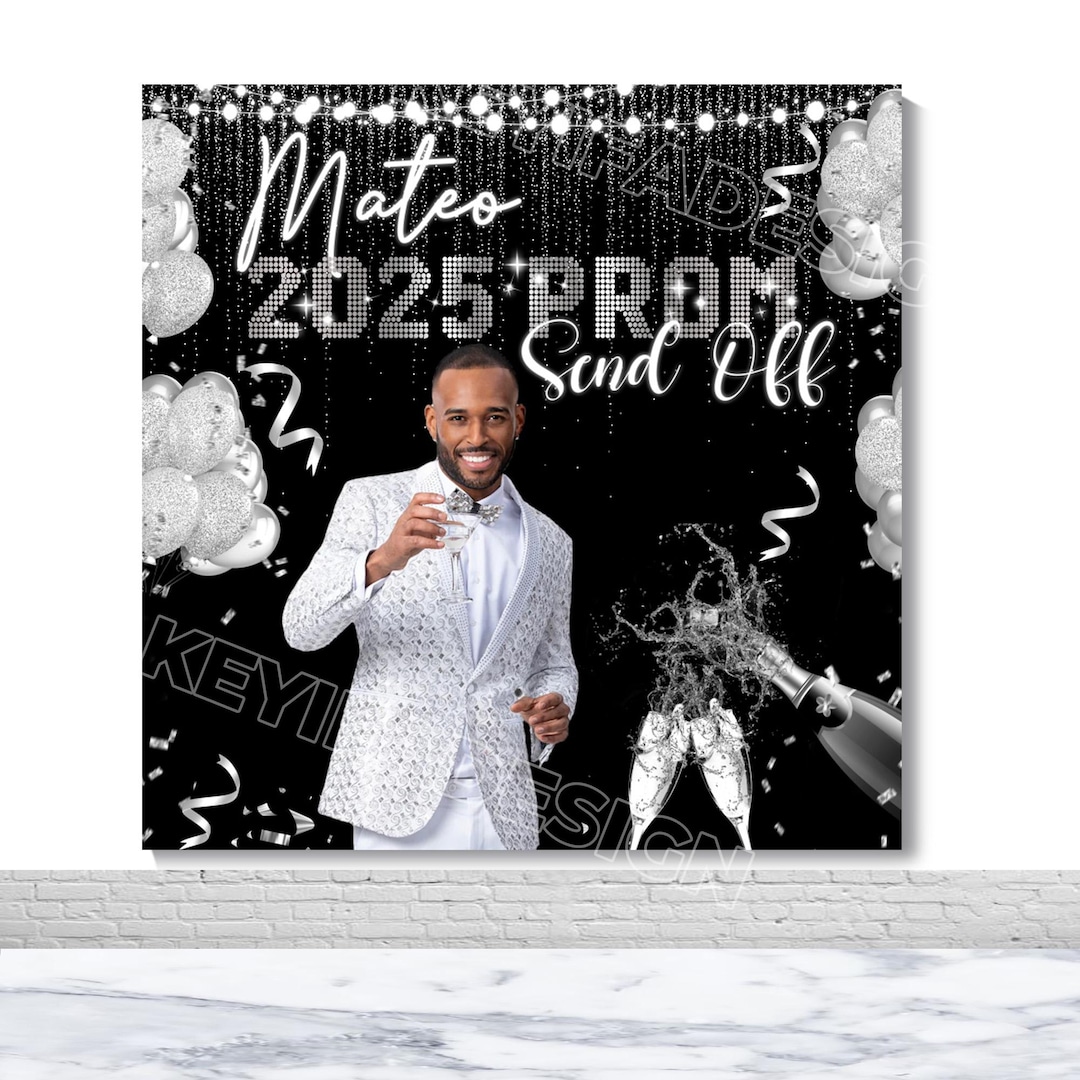 2025 Prom Send off Backdrop Class of 2025 Background Custom Congrats ...