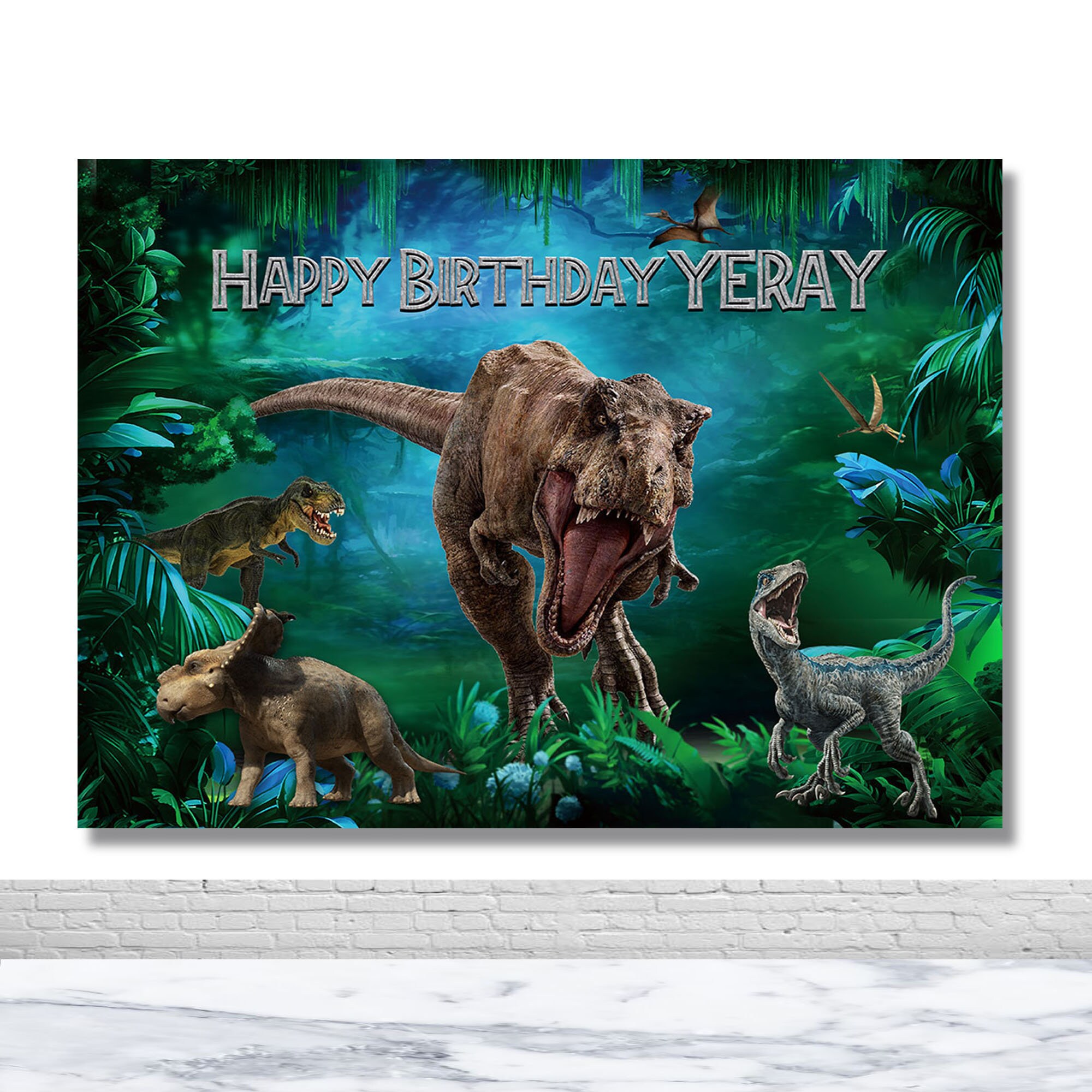 Jurassic World Dinosaur Custom Photography Backdrop Child | Etsy
