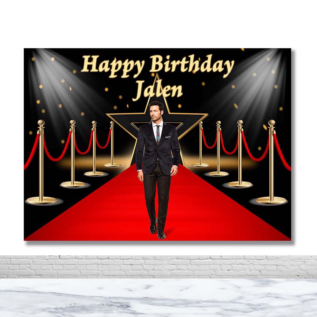 Red Carpet Custom Photo Backdrop Birthday Party Photography Background ...