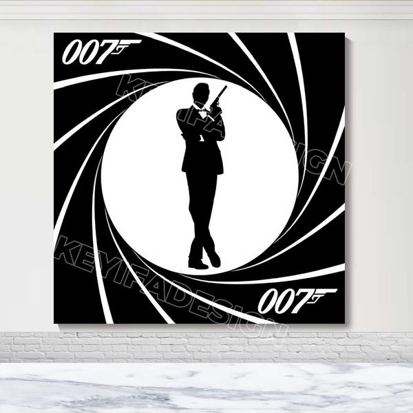 James Bond Backdrop - Etsy