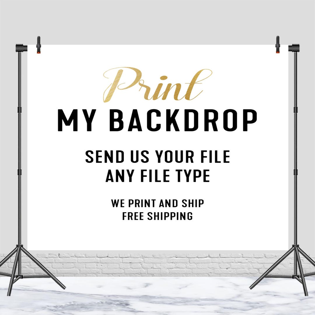 Custom Backdrop Printing Banner Printing Digital File Printing Print My ...
