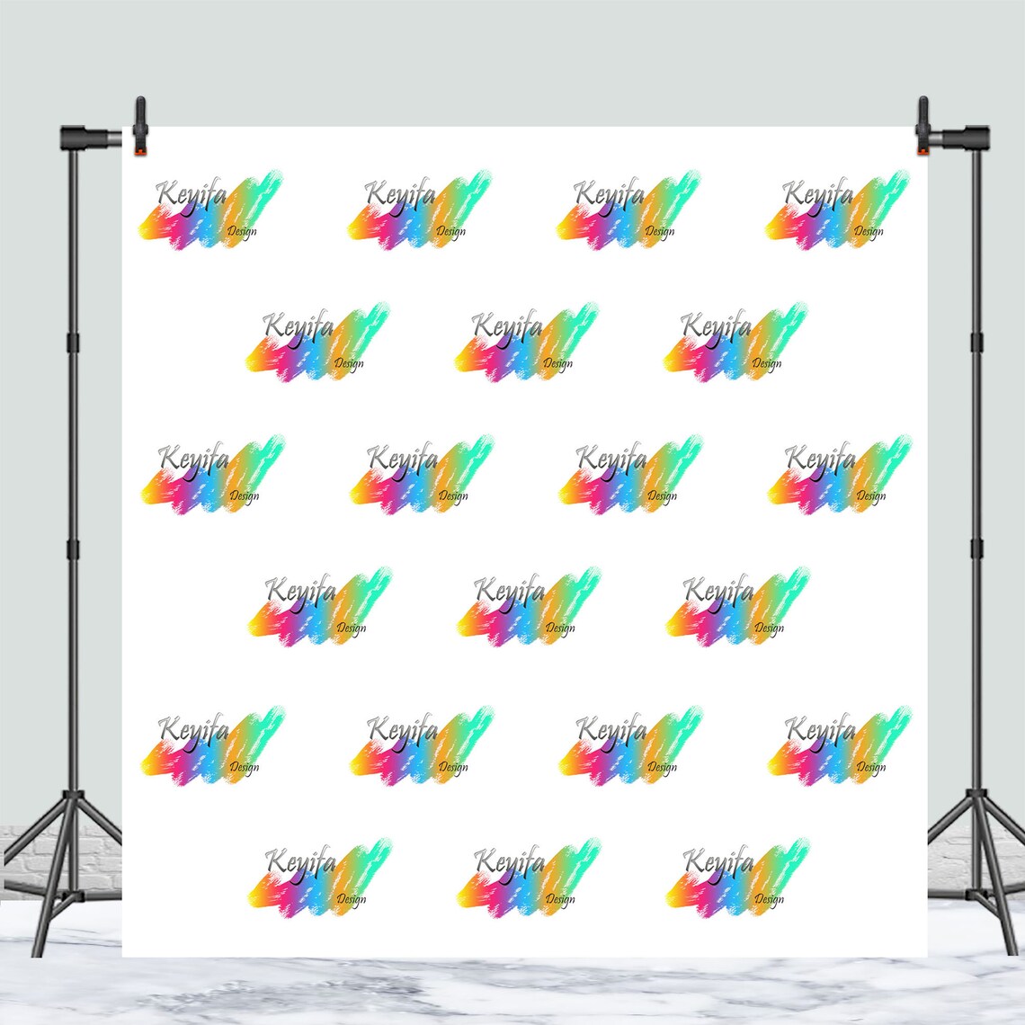 Step and Repeat Logo Photography Backdrop White Photo - Etsy