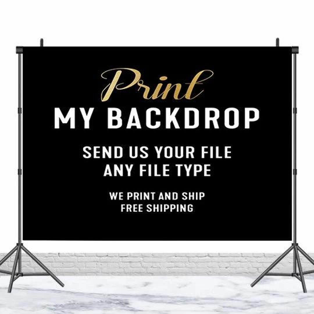 Print My Backdrop,backdrop Printing,banner Printing,digital File ...