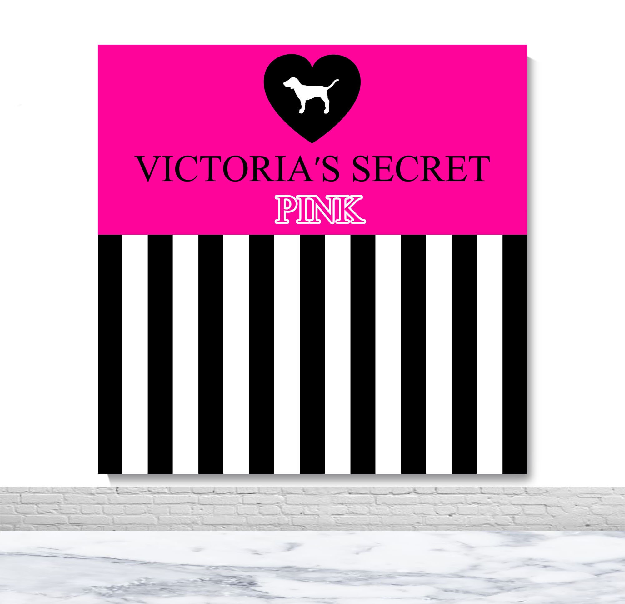 Girls Secret Pink Birthday Party Photography Backdrop Hot | Etsy