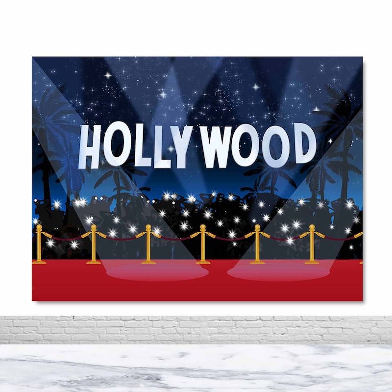 Hollywood Backdrop - Etsy