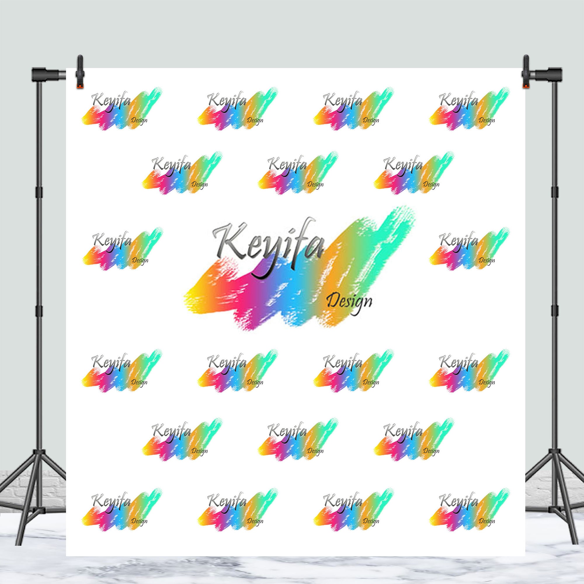 Step and Repeat Logo Custom Photography Backdrop Multi-times Photo ...