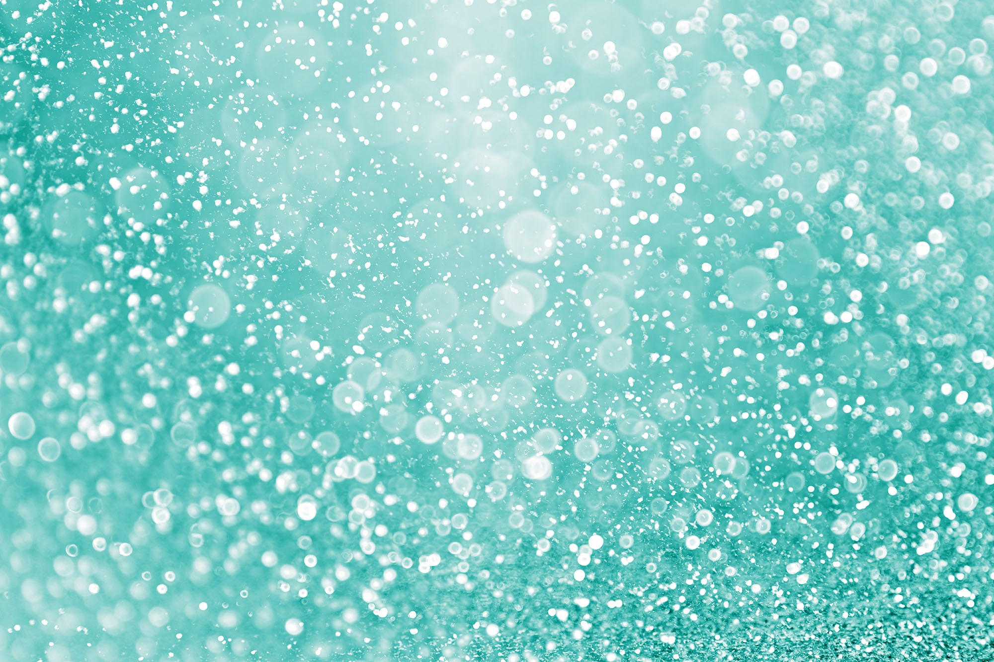 Teal Blue Glitter Photography Backdrop Mint Green Bokeh Photo ...