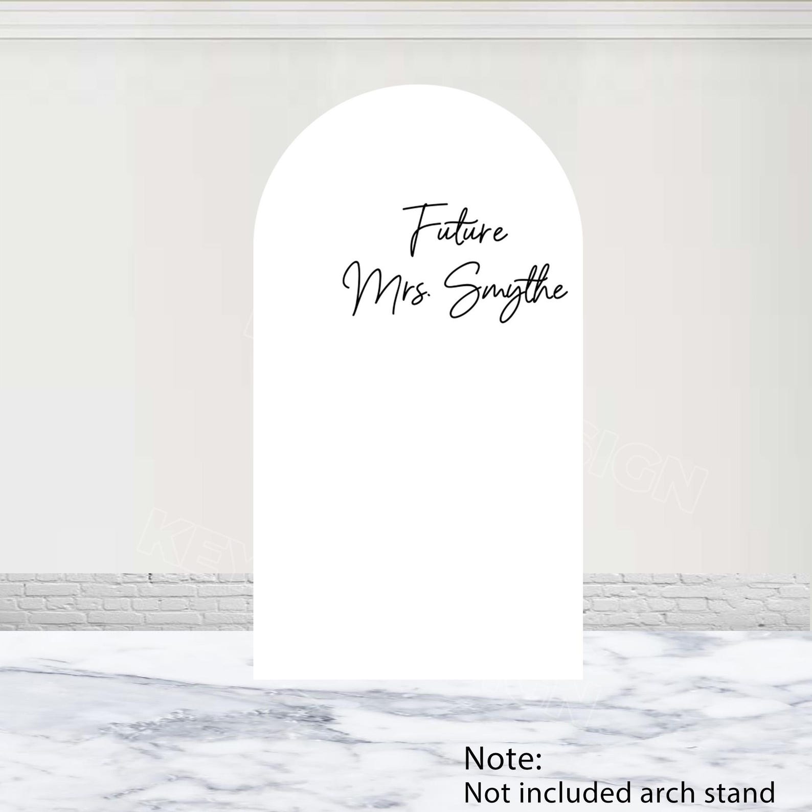 Future Mrs Bridal Shower Arch Backdrop Bride to Be Backdrop Custom ...