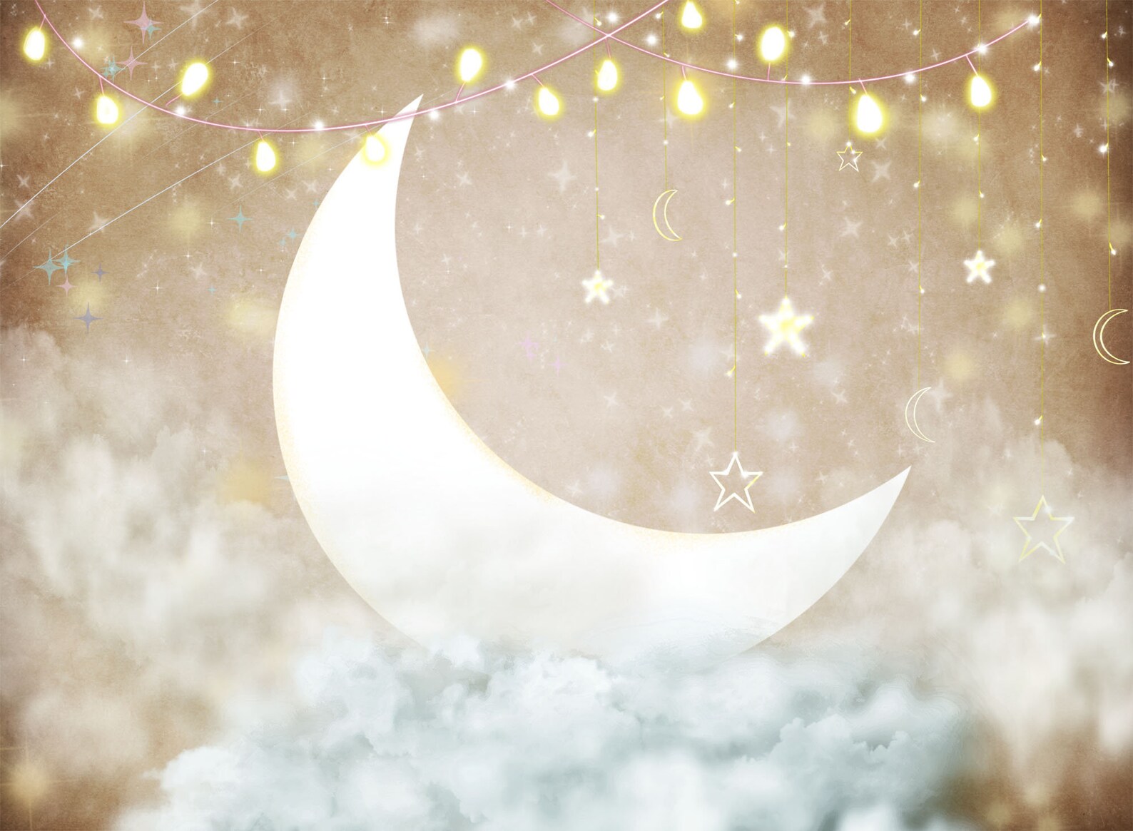 Twinkle Little Star Photography Backdrop Baby Shower Birthday Party ...