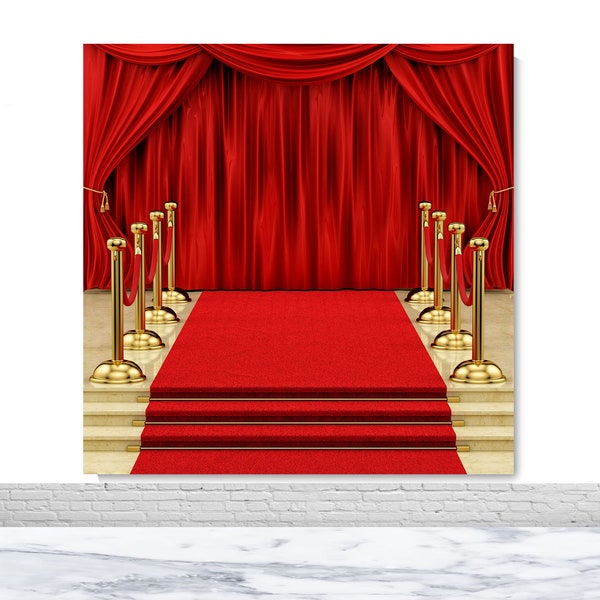 Red Carpet Backdrop - Etsy