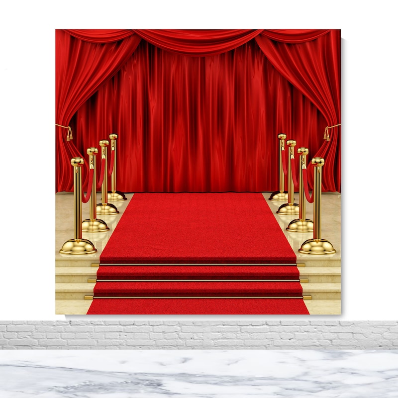 Red Carpet Backdrop - Etsy