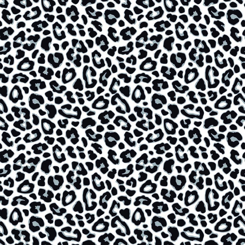 White Leopard Pattern Photography Backdrop Animal Skin Texture - Etsy
