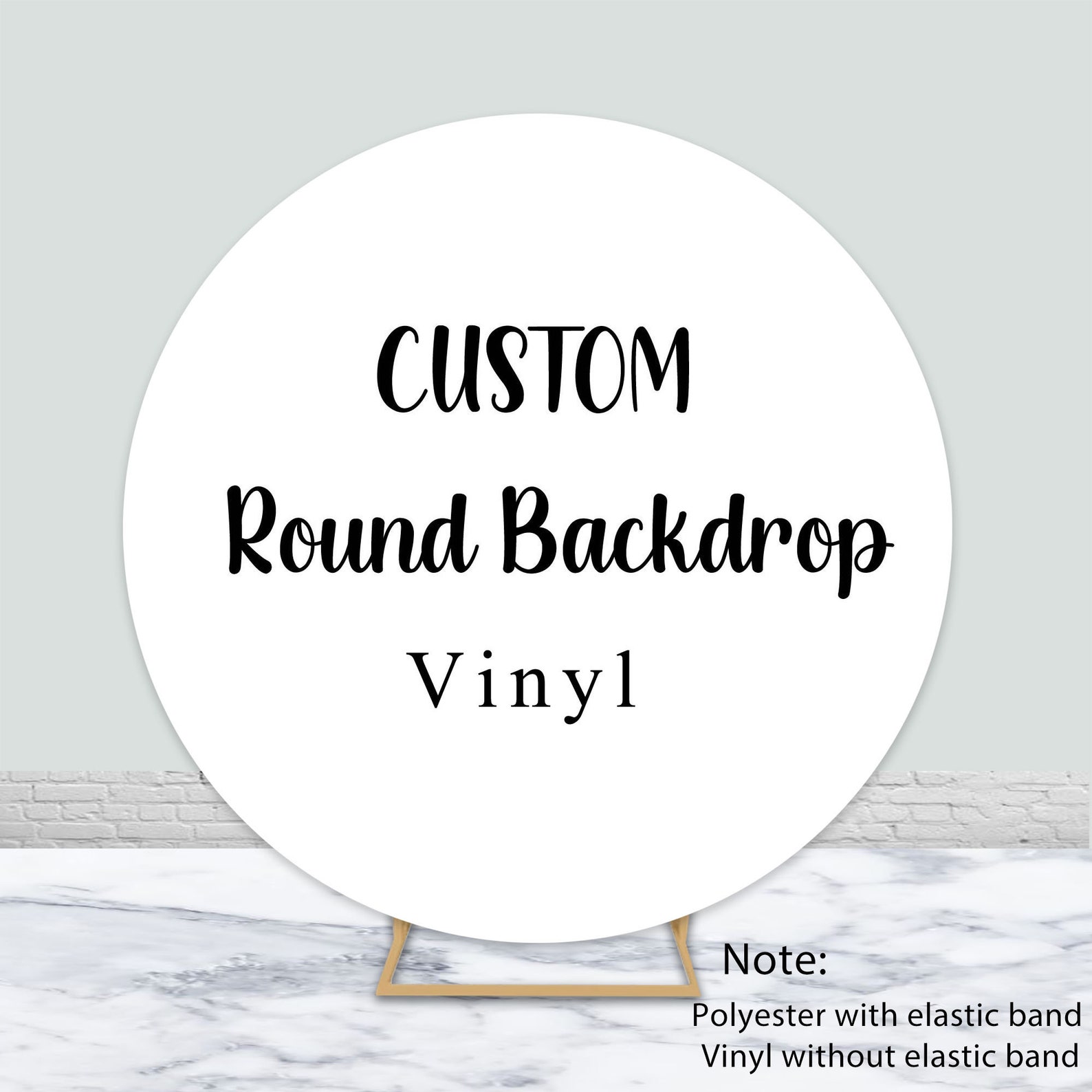 Custom Round Photography Backdrop Birthday Wedding Baby Shower - Etsy