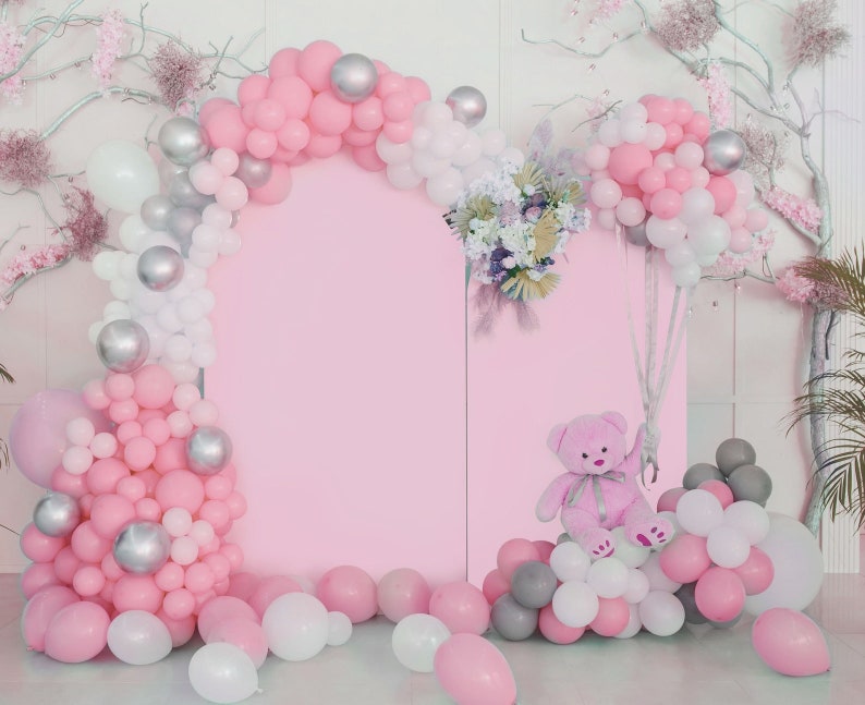 World Map Arch Backdrop Vintage Map Birthday Backdrop Baby Shower ...
