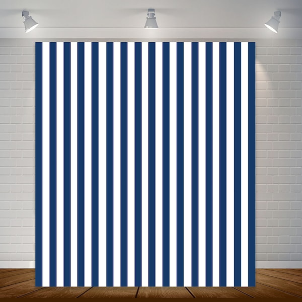 Blue Stripe Backdrop - Etsy