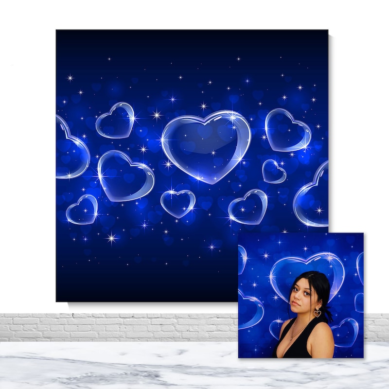 90s Heart Backdrop - Etsy