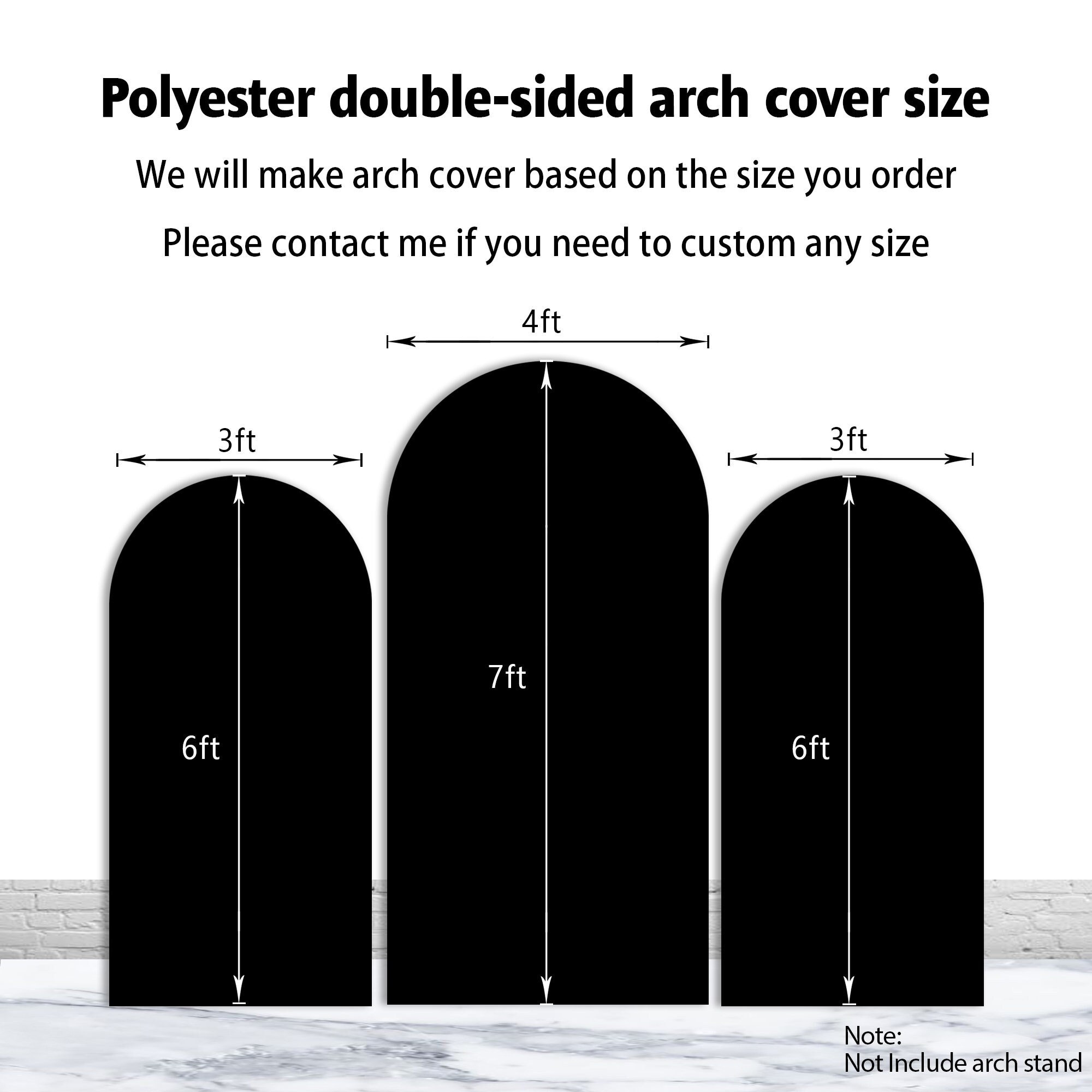 Gingham Arch Backdrop Checkered Backdrop Polyester Double-sided Custom ...