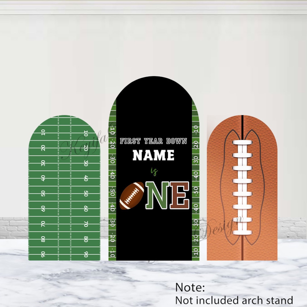 First Year Down Arch Backdrop Boy 1st Birthday Backdrop American ...