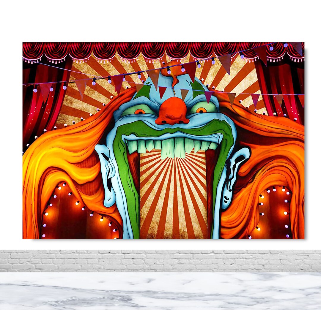 Halloween Photography Backdrop Horror Carnival Photo Background Vinyl ...
