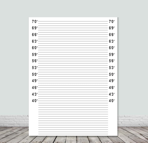 Police up Line Mugshot Photography Backdrops Bachelorette | Etsy