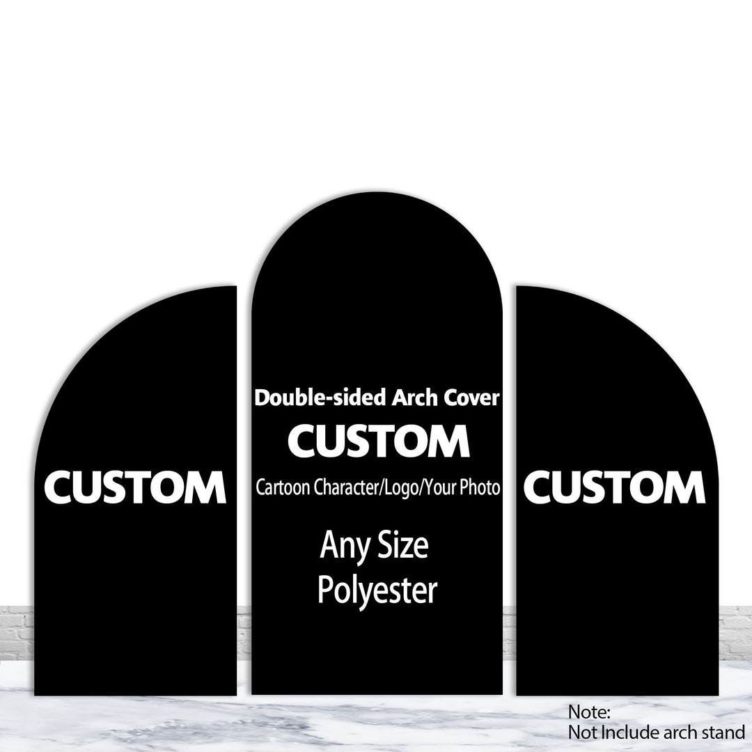 Double-sided Arch Backdrop Cover Birthday Party Baby Shower Wedding ...