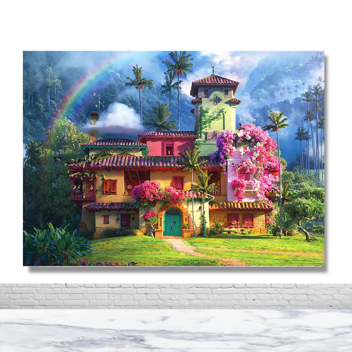 Magic House Flower Wall Photo Backdrop Kid 1st Birthday - Etsy