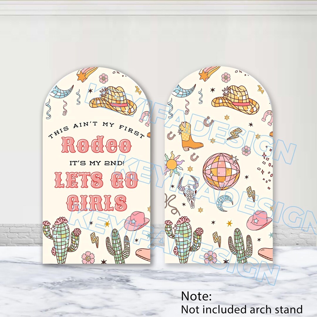 This Ain't My First Rodeo It's My Second Arch Cover Cowgirl 2nd ...