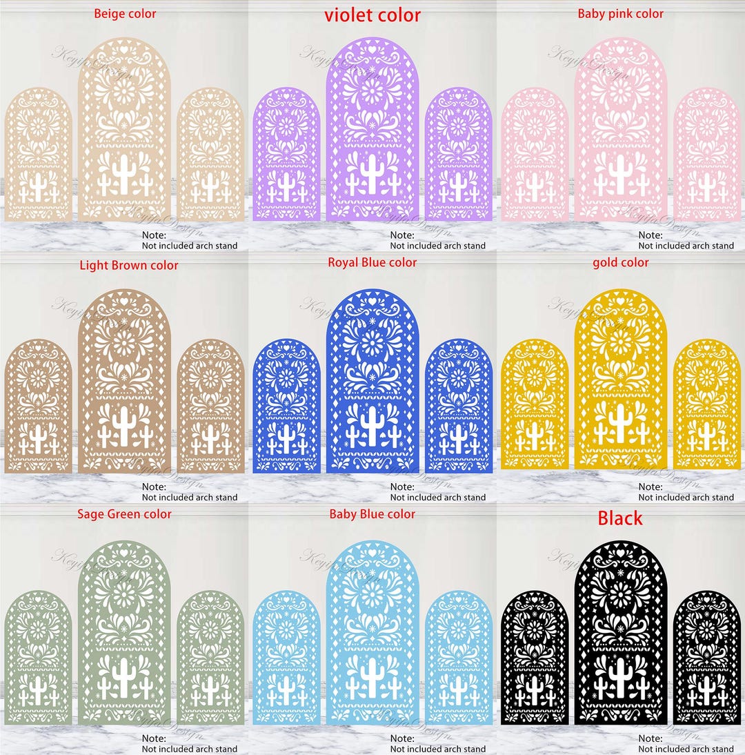 Cielito Lindo Arch Backdrop Mexican Talavera Backdrop Polyester Custom ...