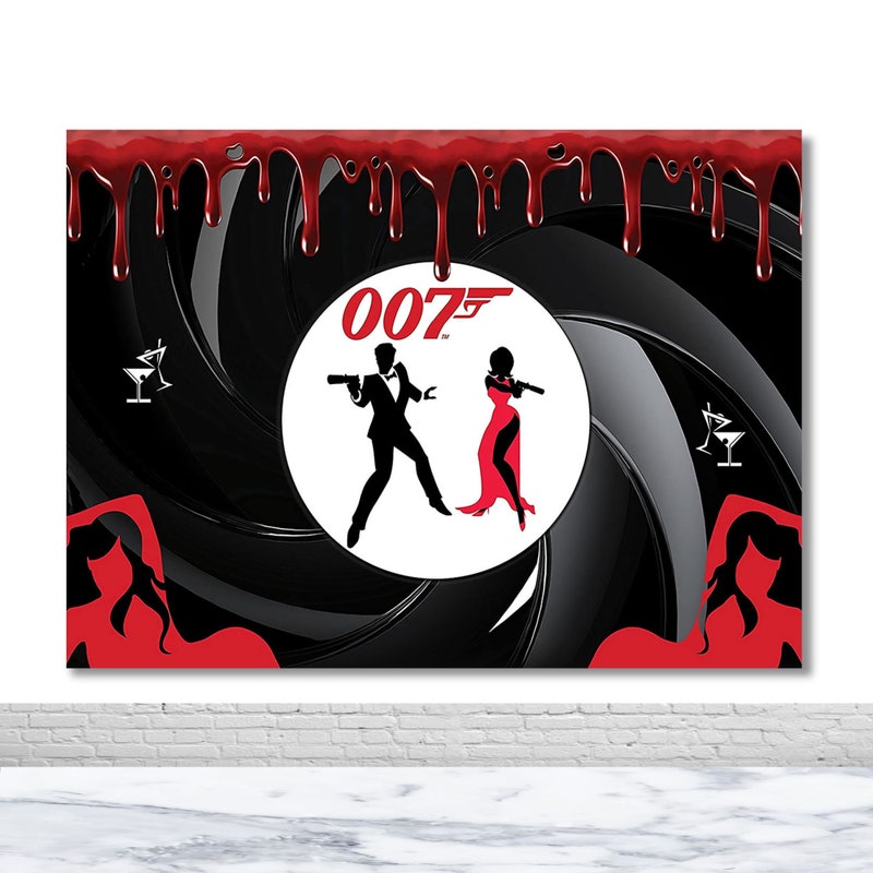 James Bond Backdrop - Etsy