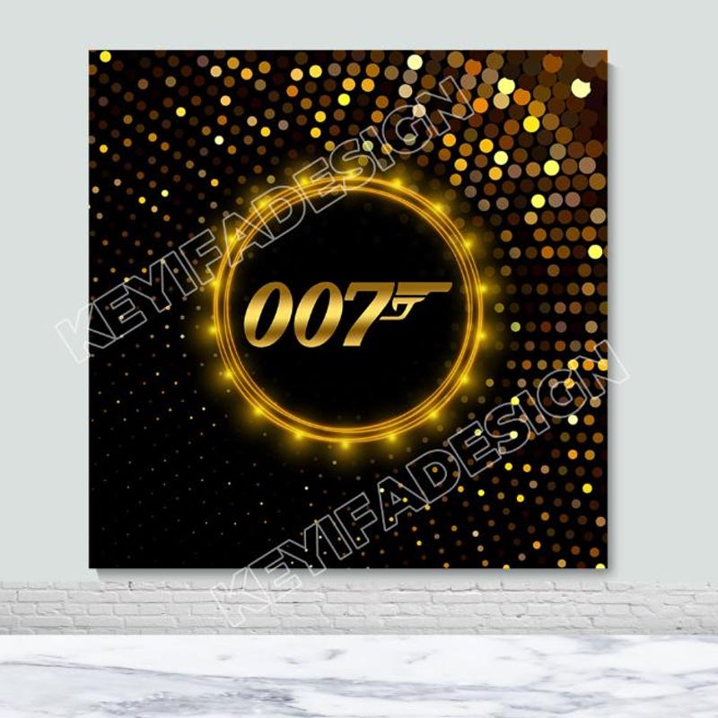 James Bond Backdrop - Etsy