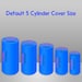 Custom Solid Color Cylinder Cover Backdrop Birthday Wedding Baby Shower ...