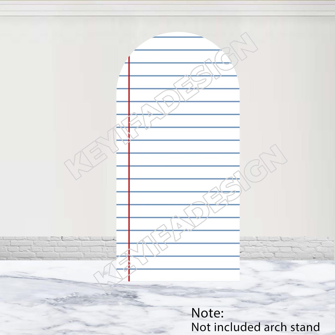 Notebook Custom Arch Backdrop Preschool Events Welcome Back to School ...