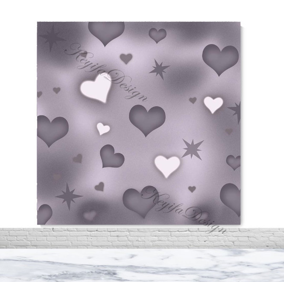 Early 2000s Heart Backdrop Birthday Party Photo Backdrop Retro 80s 90s ...