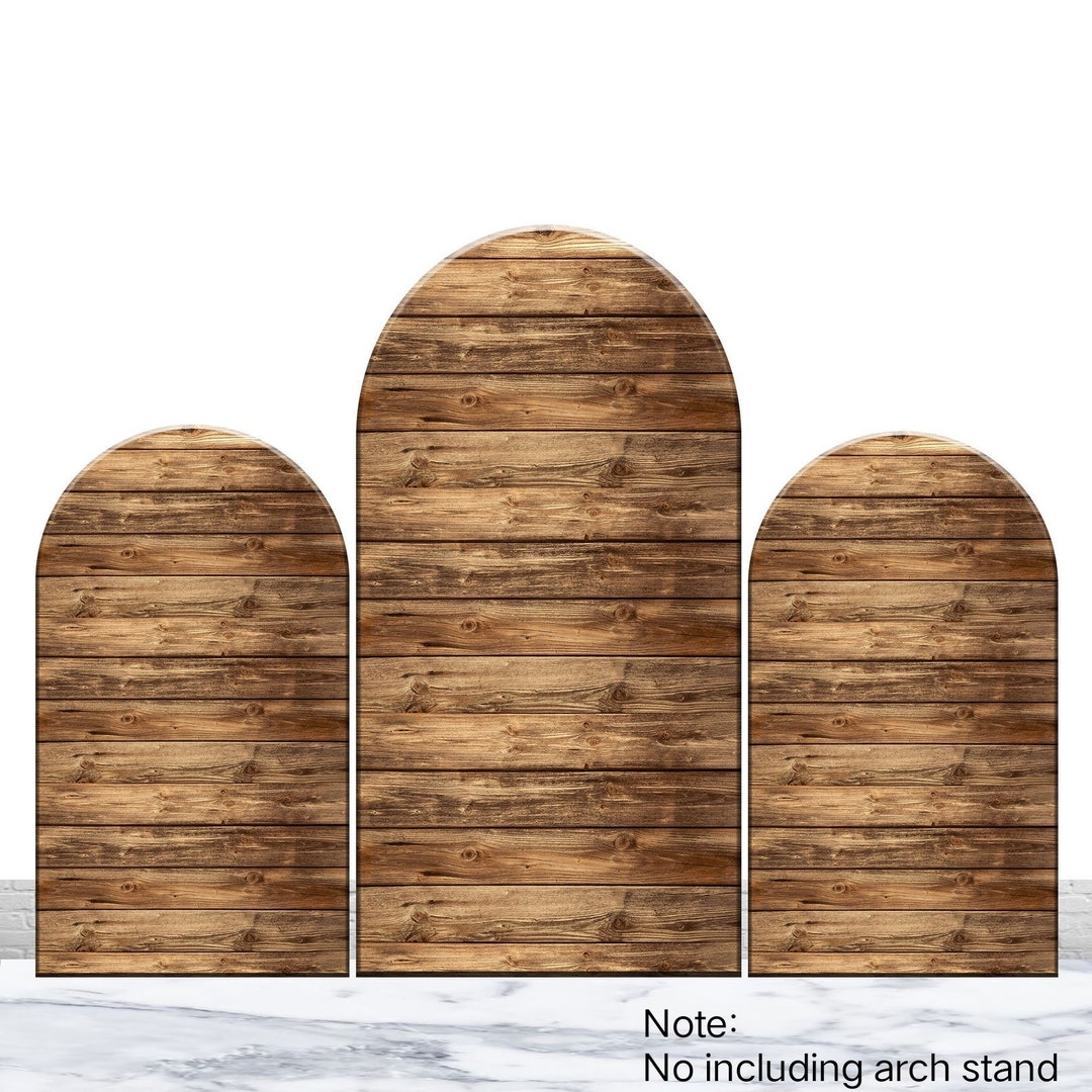 Wood Arch Cover Backdrop Birthday Party Wedding Photo Background ...