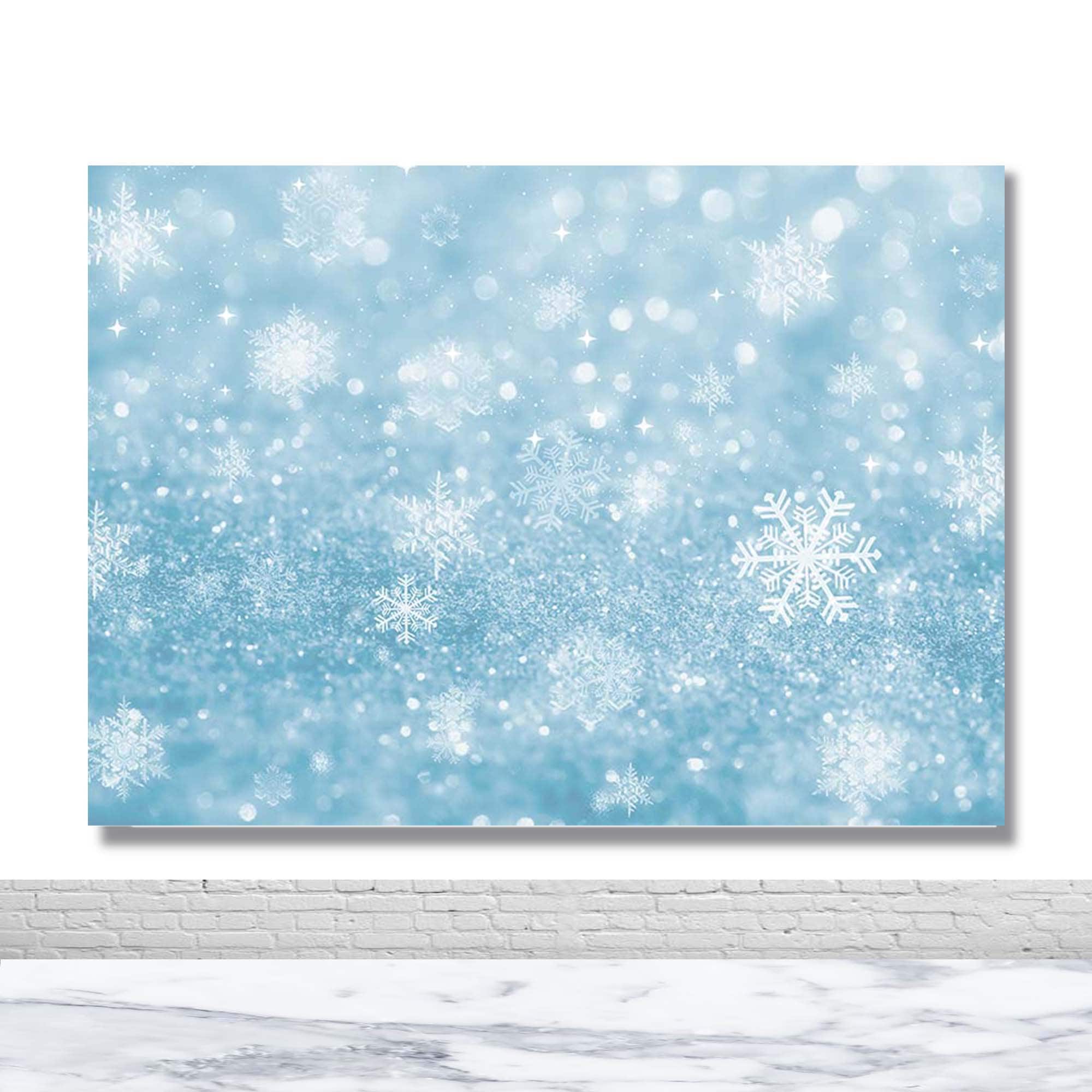 Winter Wonderland Ice Snow Photo Backdrop Birthday Party - Etsy