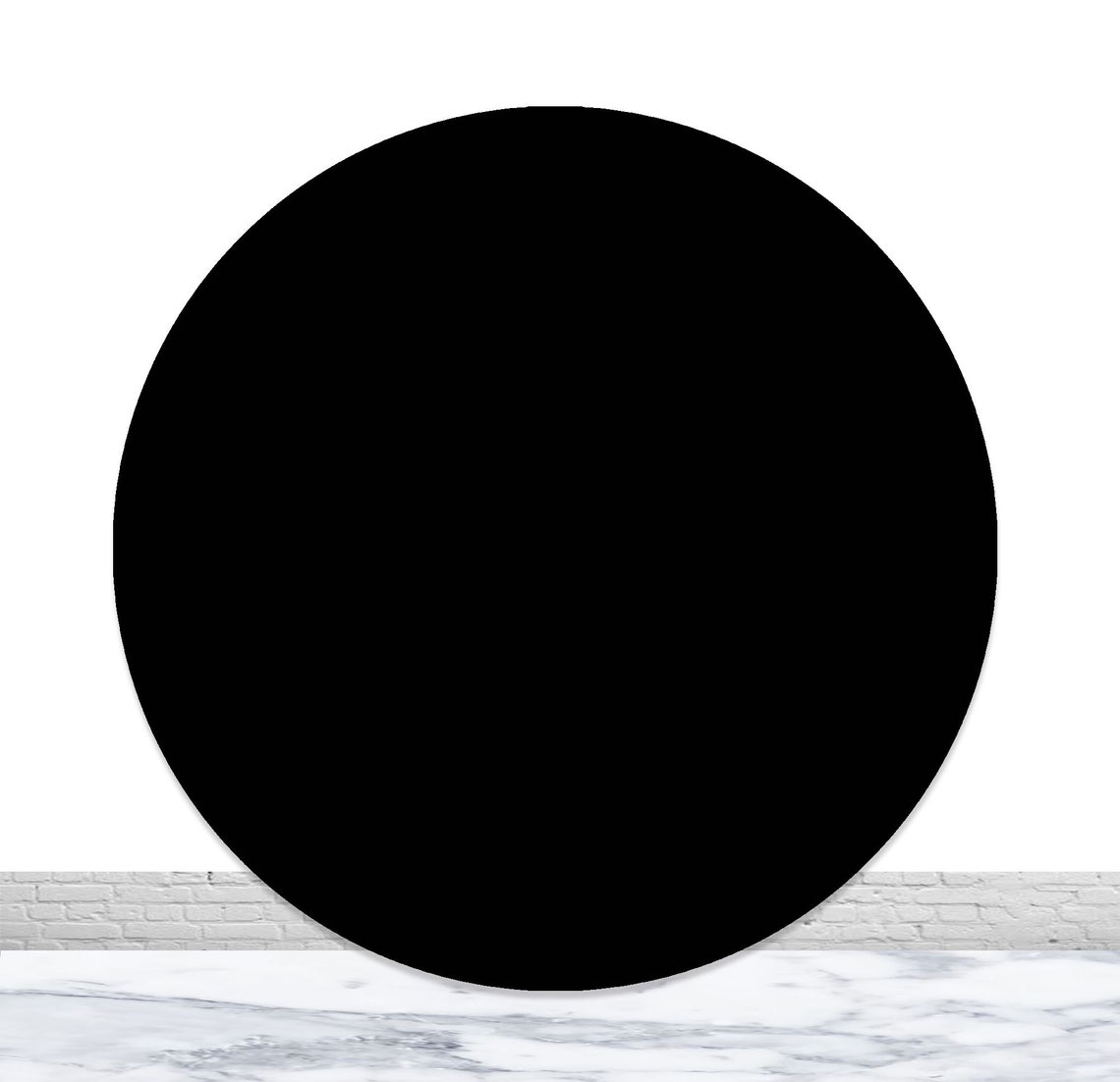 Black Circle Photography Backdrop Birthday Wedding Baby Shower - Etsy