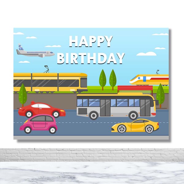 Traffic Jam Birthday - Etsy