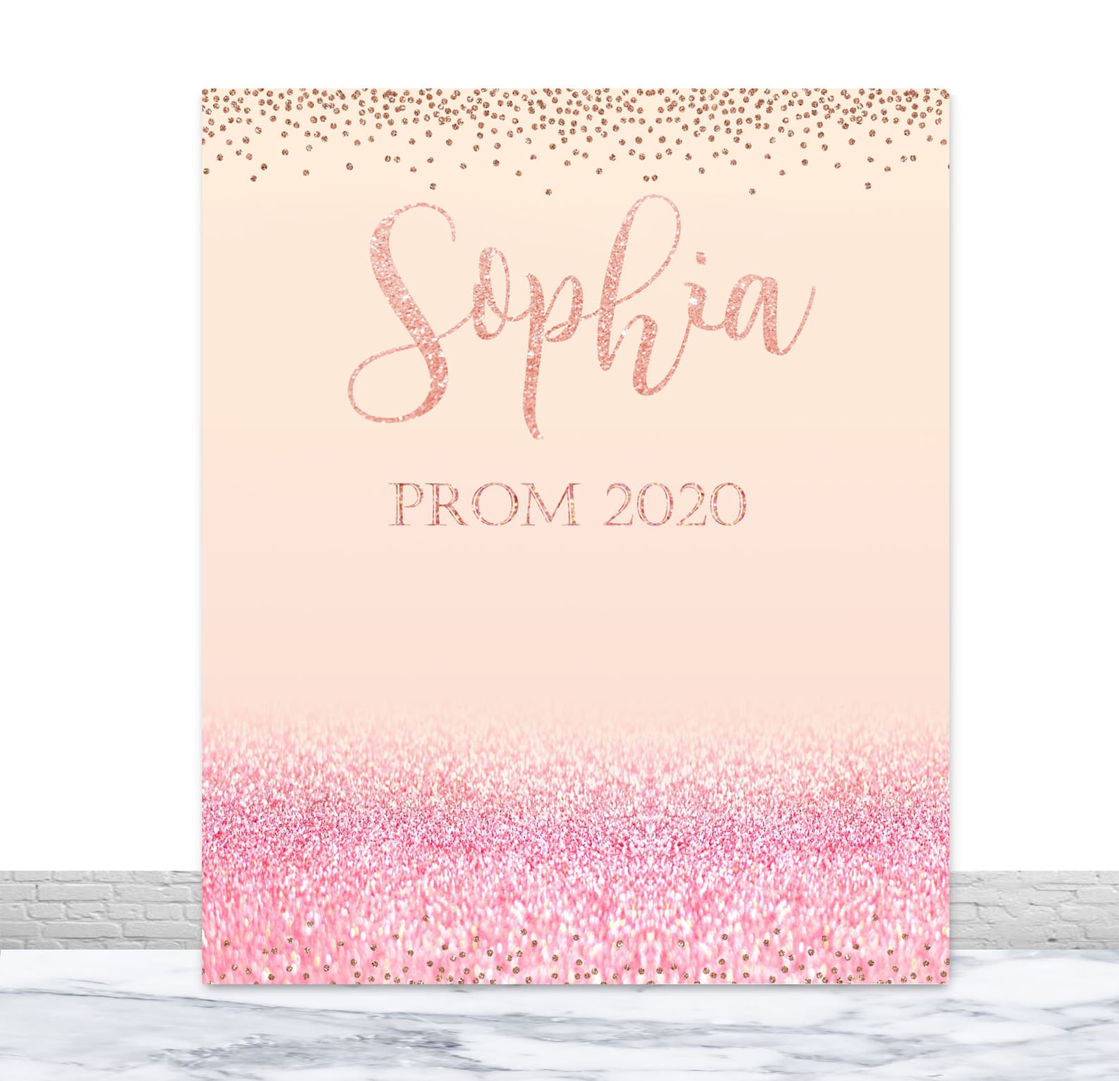 Prom 2020 Photography Backdrops Rose Gold Pink Glitter Etsy