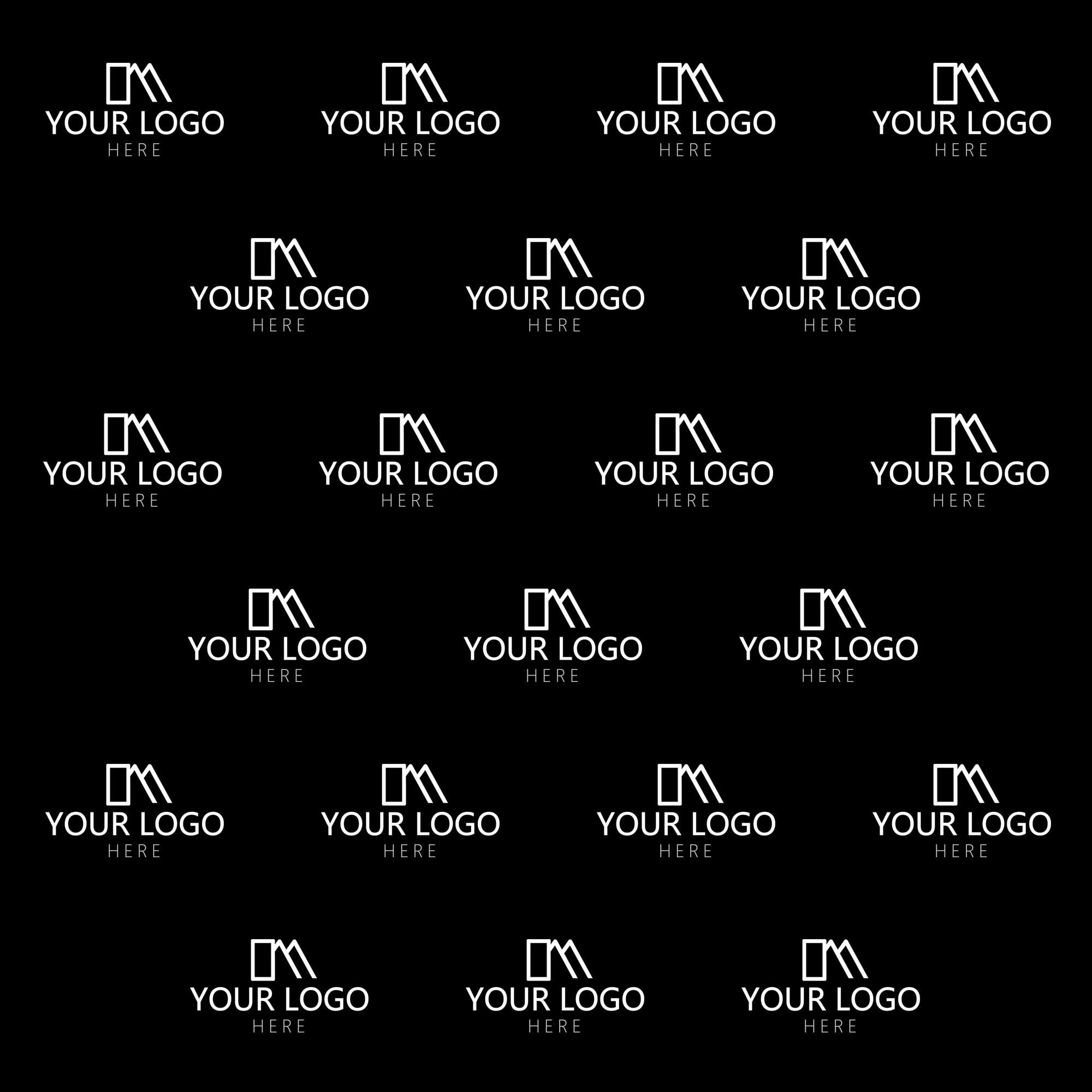 Step and Repeat Logo Custom Photography Backdrop Black Photo | Etsy