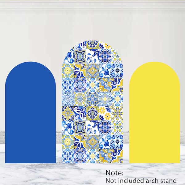 Mediterranean Tile Backdrop Cover - Etsy